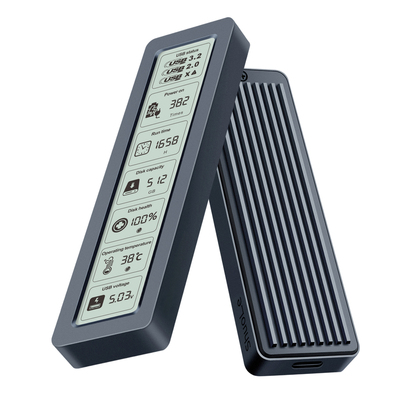 硕乐数显移动硬盘盒速率快散热好