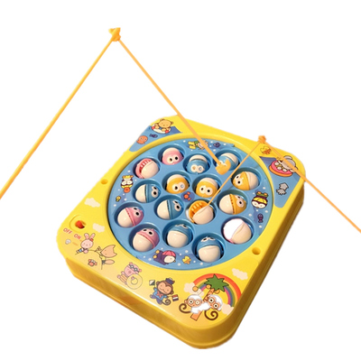 日本beans儿童钓鱼鱼转盘玩具