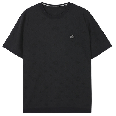 【品牌IP系列】CARSYDA设计师男装夏季弹力凉感短袖针织衫