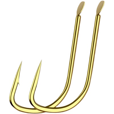 金袖鱼钩散装有无倒刺金秀细条鱼钓溪流野钓渔具小配件竞技鲫鱼