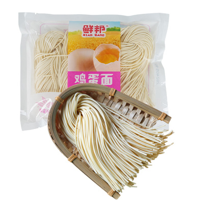 鲜邦鸡蛋面条半干面挂面营养速食