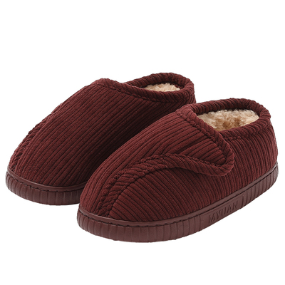 魔术贴易穿脱中老年棉鞋女款