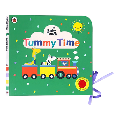 英文原版绘本 Baby Touch Tummy Time 宝宝触摸书 肚子上的时间 英文版 进口英语原版书籍儿童外文书