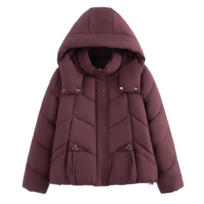 雅鹿冬季女短款加厚保暖羽绒服