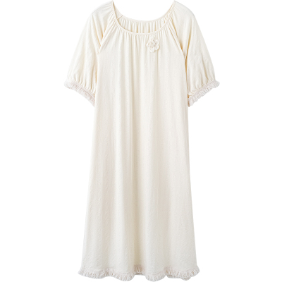 SLEEPTIGHT夏天睡裙女纯棉短袖裙