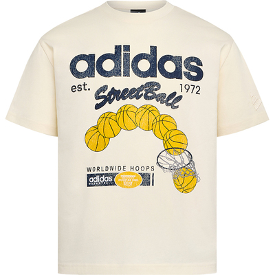 Adidas/阿迪达斯官方正品街头风篮球运动透气圆领短袖T恤KX5728