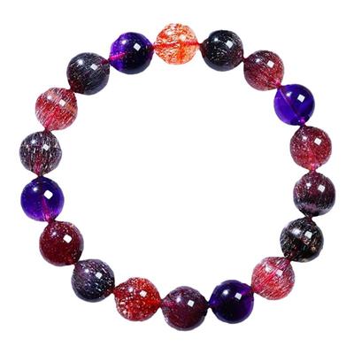 天然超级七水晶手串饰品礼物手链