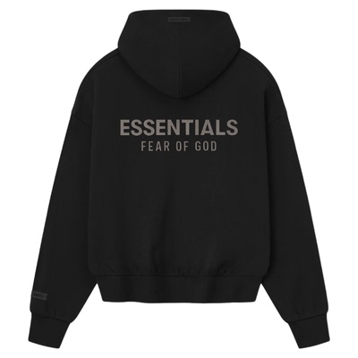 Essentials25SS连帽拉链卫衣
