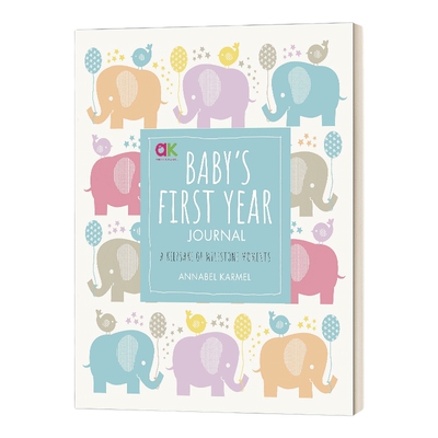 英文原版 Baby s First Year Journal 宝宝出生的第一年 精装 英文版 进口英语原版书籍
