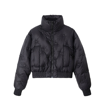 短款羽绒服重工艺刺绣外套