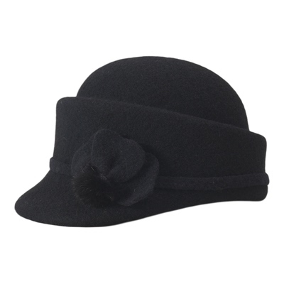 蓝墨竹LMO.Z日系复古风贝雷帽子秋冬新款女文艺百搭前进帽显脸小