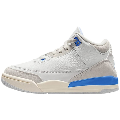 Nike耐克男女童鞋新款休闲JORDAN 3 RETRO训练篮球鞋DM0966-101