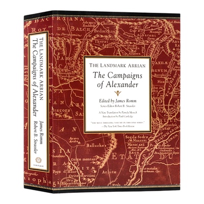 里程碑系列阿利安亚历山大远征记英文原版 The Landmark Arrian The Campaigns of Alexander 进口书籍历史平装James Romm