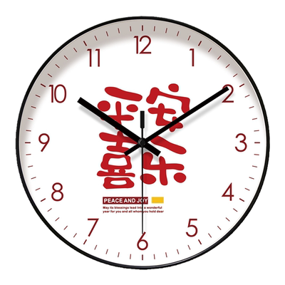 新款6440钟表装饰挂钟客厅简约创意现代挂墙艺术静音家用大气时钟