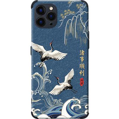 适用vivos6蚕丝手机壳中国风