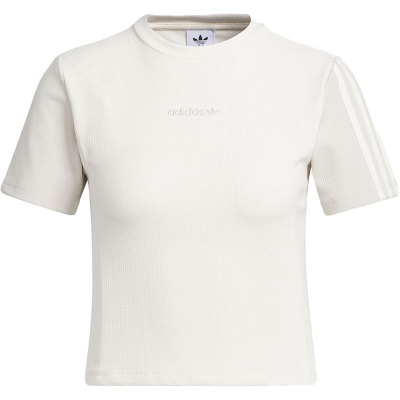 Adidas/阿迪达斯正品三叶草春夏新款短款女子运动短袖IU4847