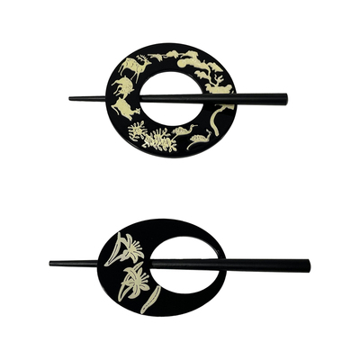 三环路发钗螺钿古风高级清冷发饰