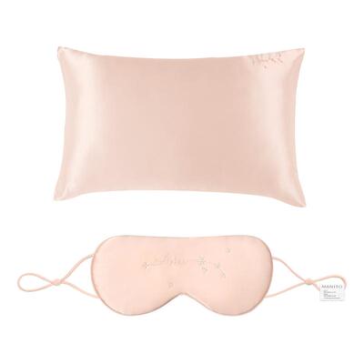 MANITO/曼尼陀 Stellar 睡眠礼盒十二星座桑蚕丝刺绣眼罩枕套