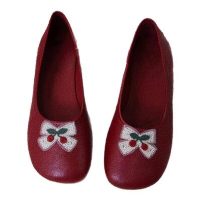 vintage甜瑶家可爱平底单鞋