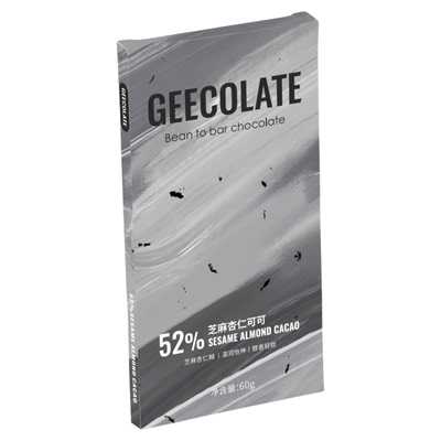 GEECOLATE特调芝麻巧克力52%
