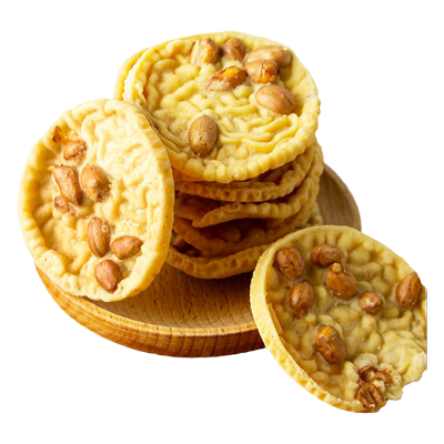 绿滋肴江西特产月亮巴粑豆巴子赣州花生巴赣南客家豆饼油炸锅巴