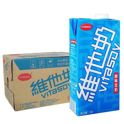 维他奶豆奶原味1L*12盒整箱