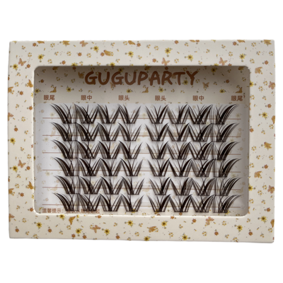 巴斯夫C翘蝶影仙子奶茶棕假睫毛