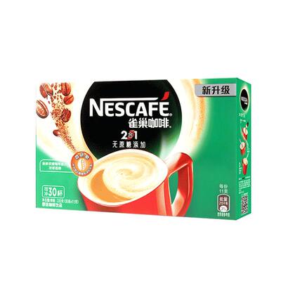 雀巢二合一无蔗糖咖啡