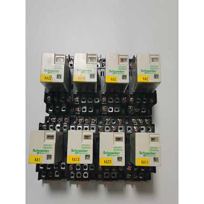 在线议价施耐德中间继电器RXM4LB2P7，拆机，3A／250v