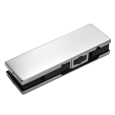 坚朗304不锈钢无框玻璃下夹门夹