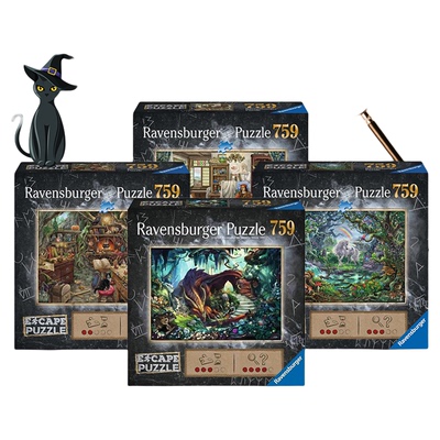 Ravensburger睿思拼图368/759片密室逃脱系列高难度高颜值解压