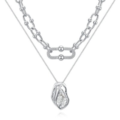 明星同款vigg幸运顽石项链