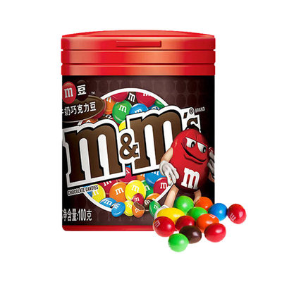 M&M’S牛奶夹心巧克力豆100g