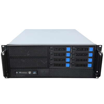 4U短机箱8盘位热插拔机箱360水冷