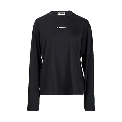 JilSander圆领休闲长袖T恤女士