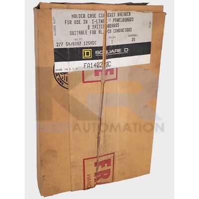 NEW Square D FA14020C FALA Molded Case Circuit Breaker 277VA