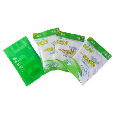 加厚餐饮透明耐用塑料一次性手套