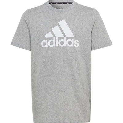 Adidas/阿迪达斯正品2025夏季款大童日常经典针织休闲短袖HR6379