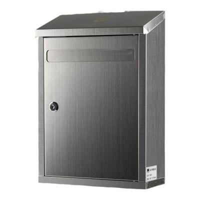 斜面不锈钢信箱带锁挂壁小号建议