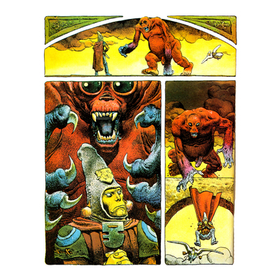 科幻大师 Moebius 莫比斯 电子图片 法国漫画师合集 插画原画素材