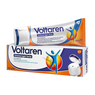 【自营】德国Voltaren扶他林风湿关节肌肉止痛膏按摩加强版100g