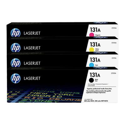 惠普原装适用131a粉盒青色打印机