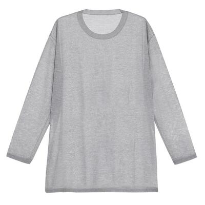 AIMER CHUANG25春夏馈然5女士打底针织圆领长袖上衣CA721691