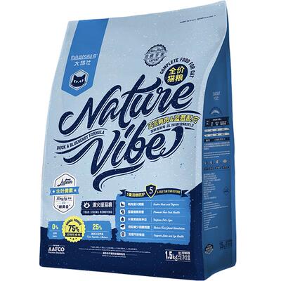 大玛仕鸭肉蓝莓全价猫主粮1.5kg