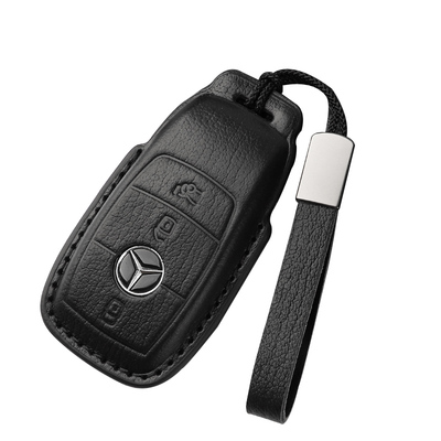 山羊皮奔驰全包钥匙套