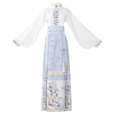 明制汉服女国风马面裙套装古装