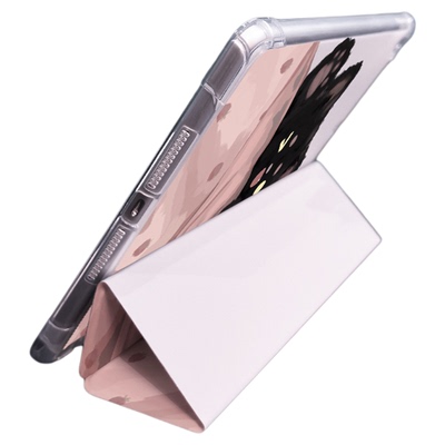 适用于ipad三折硅胶保护壳防摔