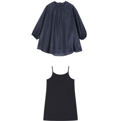 江南布衣童装连衣裙两件套长袖