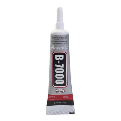 b7000粘珠宝胶镶嵌专用沾首饰品珍珠耳环耳钉琥珀蜜蜡翡翠宝石吊坠戒指托面针式透明无痕的粘钻树脂胶水布料