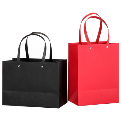 高档加厚红色卡纸礼品袋定制印刷